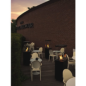 Planika Lighthouse Outdoor Patio Heater Propane Outdoor Fireplace for Patio Propane Fire Pit for Outside Heater Outdoor Gas Heaters for Patio Commercial