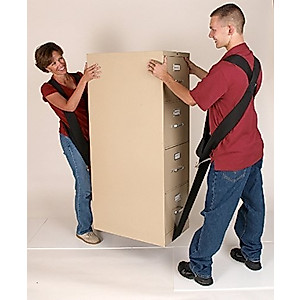 Shoulder Dolly 2-Person Lifting and Moving System - Easily Move, Lift, Carry, And Secure Furniture, Appliances, Heavy Objects Without Back Pain! Straps and Harnesses for 2 Movers (Pack of 2)