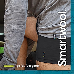 Smartwool Men's Classic Thermal Merino Wool Base Layer — Quarter Zip (Slim Fit), Rhythmic Red, Large