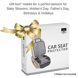 BB Driver Car Seat Protector for Child Car Seat - Upholstery and Leather Seat Protector for Car Seats - Premium Hand-Sewn Carseat Mat