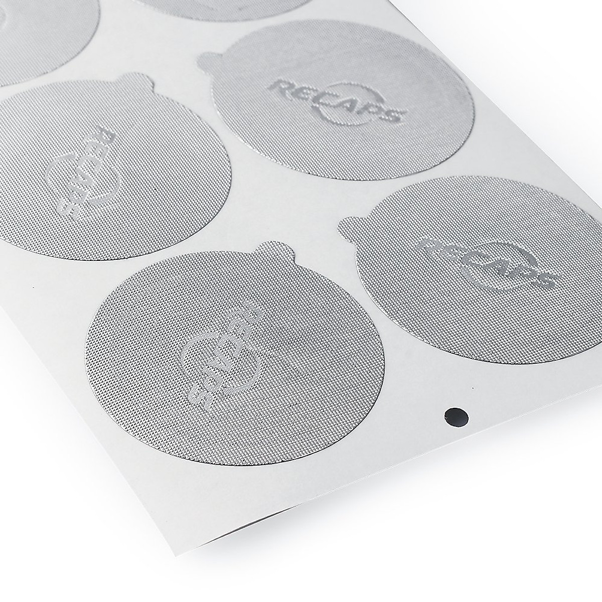 RECAPS Aluminum Espresso Lids Foil Seals Reusable Pods ONLY Compatible with Nespresso Small Original Line Coffee Pods (Lids 240 Pcs Only) 37mm in Diameter