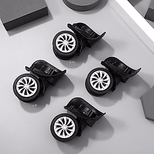 BESPORTBLE Luggage Swivel Wheels, Suitcase Replacement Wheels Swivel Wheel 4Pcs