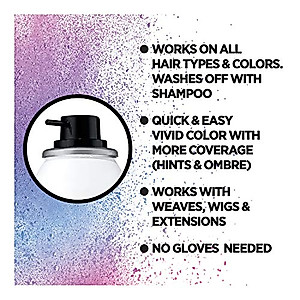 L’Oréal Paris Colorista 1-Day Washable Temporary Hair Color Spray, Blue, 2 Ounces