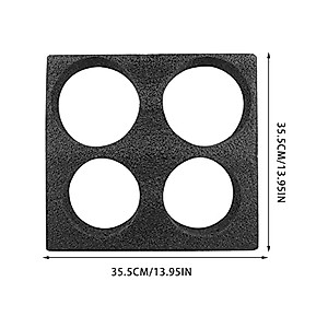 Happyyami Foam Drink Holder Takeout Packing Supply Disposable Coffee Tray Cup Takeout Carrier Takeout Holder Coffee Carrier Coffee Cup Holders Cold Drinks Holder Trays Outdoor Bottle Rack