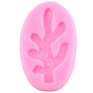 ZiXiang Sea Coral Silicone Molds Seaweed Fondant Mold for Chocolate Candy Cake Decoration Cupcake Topper Polymer Clay Gum Paste Set of 4