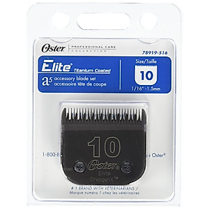 Oster Elite CryogenX Professional Animal Clipper Blade, Size 10 (078919-516-005)