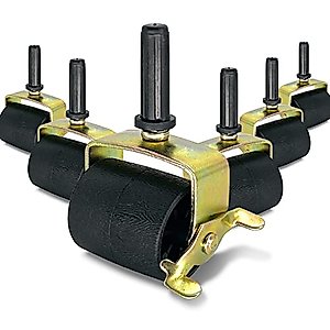 IRENPORU 6 PCS Bed Frame Wheels,Bed Rollers,Bed Casters,Heavy Duty Locking Metal Casters for Bed Replacement Parts, for Bed Frame Socket,Furniture