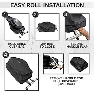 Carry Bag/Cover for Coleman Roadtrip LXX, LXE, 285 and More Portable Grills. Heavy Duty Waterproof Design for Camping, Roadtrips, Storage and Outdoor Use
