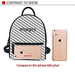 JOAIFO Red Tribal Tattoo with Hibiscus Print Mini Casual Backpack Shoulder Bag Rucksack Travel Bag Fashion Polynesian Style Daypack for Girls Womens