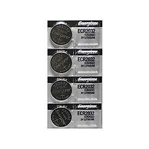 Pack of 4 -- Energizer Cr2032 3v Lithium Coin Cell Battery Dl2032 Ecr2032