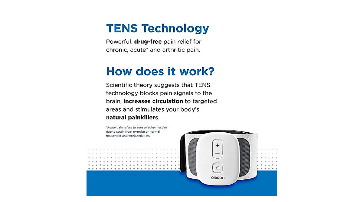 Omron Focus TENS for Knee: Wireless & Wearable Pain Relief