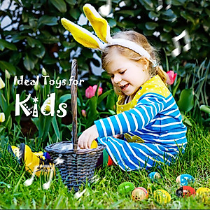 6 Pack Easter Eggs Wooden Percussion Musical Shake Eggs Easter Egg Shakers for Kids Boys Girls Toddlers Easter Gifts Easter Basket Stuffers Fillers