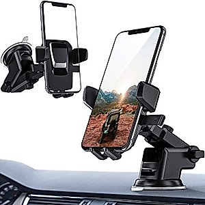 ORIbox Car Phone Mount, Dashboard Car Phone Holder, Washable Strong Sticky Gel Pad Fit for All Cell Phones