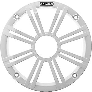 Kicker 45BKMG6W 6-1/2" Marine Speaker Grille for 6-1/2" KM Series Speakers White