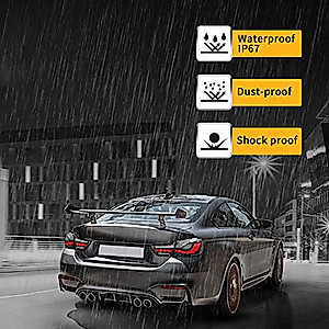 VLAND LED Tail Lights Compatible with 4-series BMW GTS F32 F33 F36 F82 F83 2014-2020 Sedan/ Convertible/ Coupe w/Sequential w/Dynamic Animation Dragon Scale (Smoke)