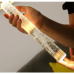 H118 18-Light Modern Chandelier LED Dimmable Light Crystal Pendant Lights Fixtures Crystal Chandeliers Flush Mounted Ceiling Light Raindrop Crystal Bubble Lights Living Room Remote Foyer Lights