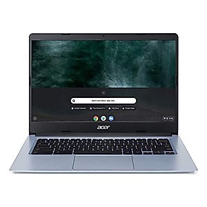 Acer Chromebook 314, Intel Celeron N4000, 14" HD Touch Display, 4GB LPDDR4, 64GB eMMC, Gigabit WiFi, Google Chrome, CB314-1HT-C7C0