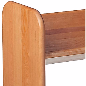 Catskill Craftsmen Bookmaster Rack with Tilted Shelves, Natural Birch