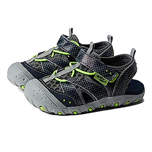 Western Chief Boy's Beachcomber Sandal (Toddler/Little Kid) Navy 10 Toddler M