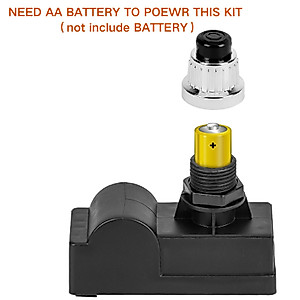 onlyfire 14421 Spark Generator 1 Male Outlet AAA Battery Push Button Ignitor Igniter Replacement for Broil King, Broil-Mate, Sterling, Silver Chef, Amana, Uniflame, Surefire, BBQ Pro and Others
