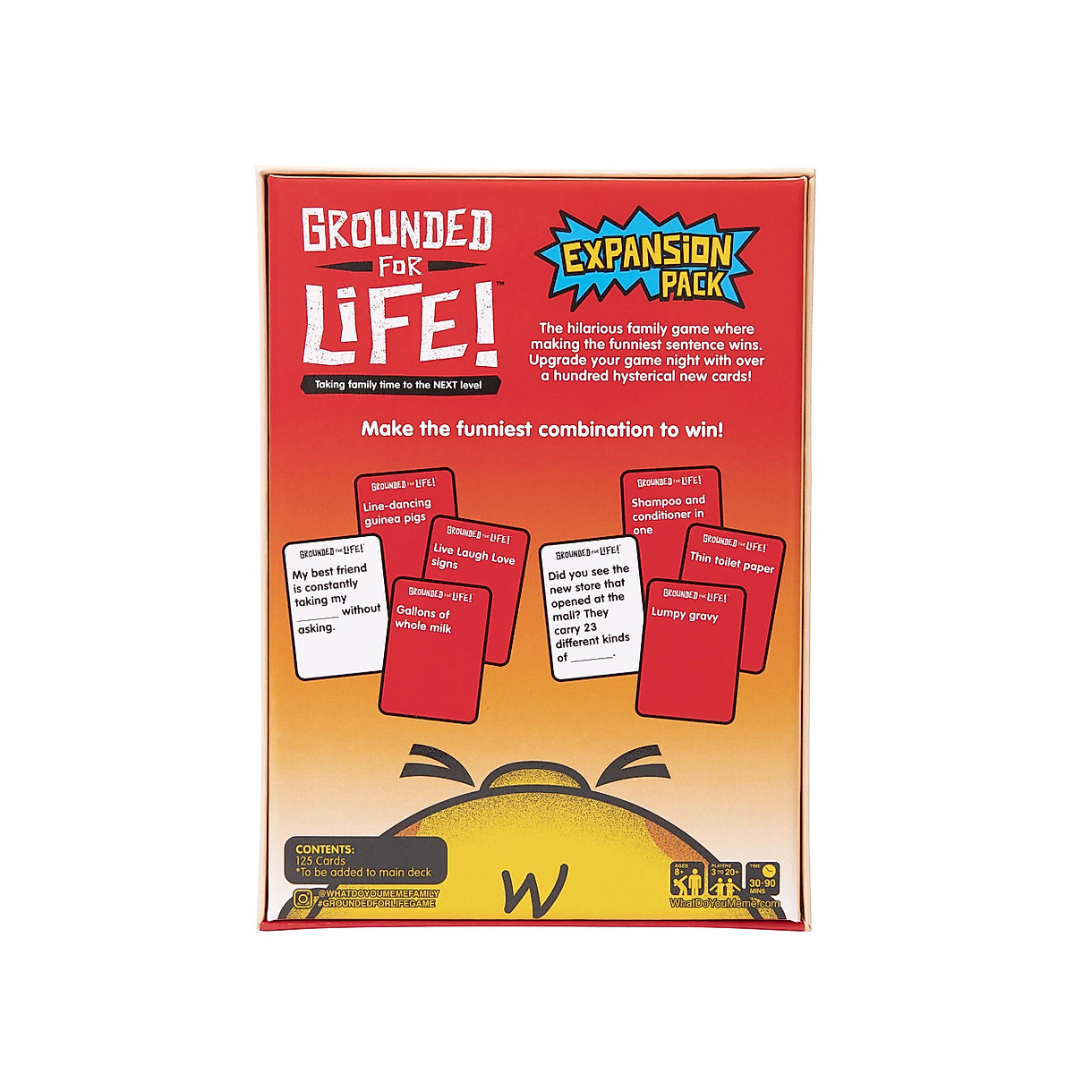 WHAT DO YOU MEME? Grounded for Life Expansion Pack – The Ultimate Kid Game – Designed to be Added to Grounded for Life Core Card Game – Ages 8+