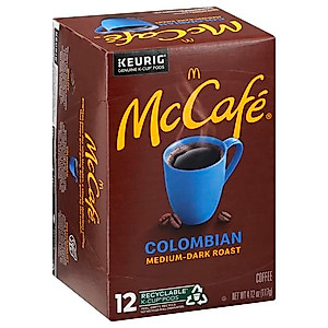 McCafe Colombian Keurig K Cup Coffee Pods (12 Count, 4.12 oz Box)