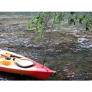 Made in The USA Kayak Paddle Leash/Gear Leash with Cord Stop (OD Green)