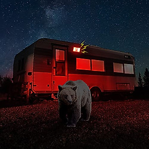 Solar Strobe Light With Motion Sensor Solar Powered Sound Alarm Light With Remote Controller System 129dB Loud Siren Security Light For Farm, Villa, Yard, Barn, Home Day & Night Mode (IP55 Waterproof)