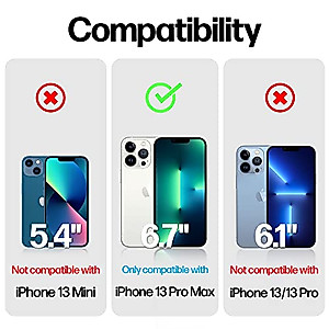 Power Theory 2-Pack Screen Protector for iPhone 13 Pro Max Premium Shatter Resistant Tempered Glass [9H Hardness], Easy Install, 99.99% HD Clear, Bubble Free, Case Friendly, Anti-Scratch, Anti-Smudge
