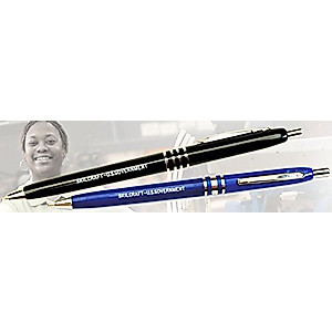 Skilcraft U.S. Government Retractable Ball Point Pen, Fine Point, Black Ink, Box of 12 (7520-00-935-7135)