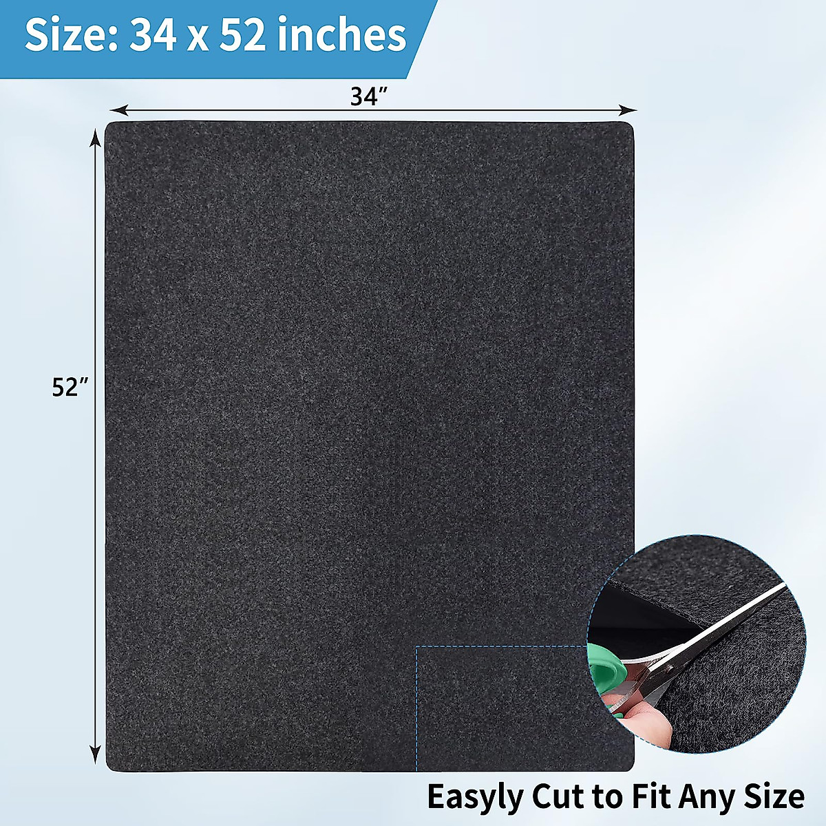 Dog Playpen Mat Pads, Puppy Pads for Dogs Training, Whelping, Housebreaking, Incontinence, Kennel, Reusable, Absorbent, Waterproof, Non-Slip, Washable (34" x 52")