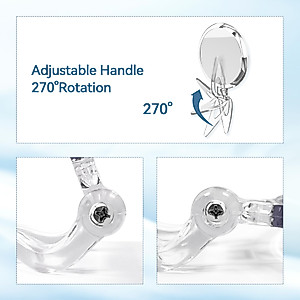 B Beauty Planet 30X Magnifying Mirror, Magnifying Mirror with Stand and Tweezers, Handheld Mirror with 30X/1X Magnification, Compact Mirror for Traveling, 30X Makeup Mirror for Pluck Eyebrows