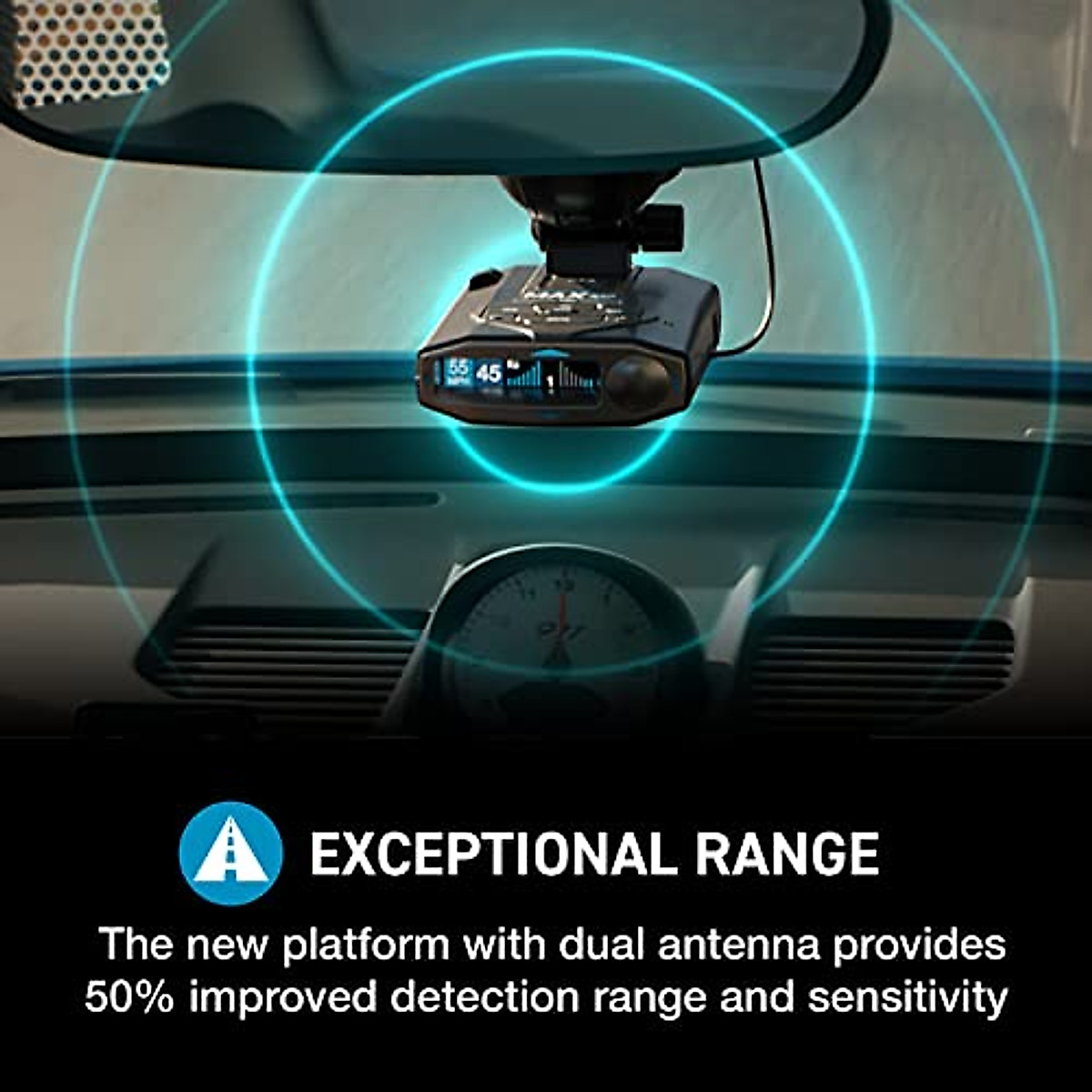 Escort MAX 360 MKII Radar and Laser Detector Bluetooth Enabled, 360° Directional Arrows, Exceptional Range, Shared Alerts, Drive Smarter App, Black