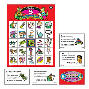 Say and Do Artic Bingo Sound Game Letter “S” - Super Duper Educational Learning Toy for Kids