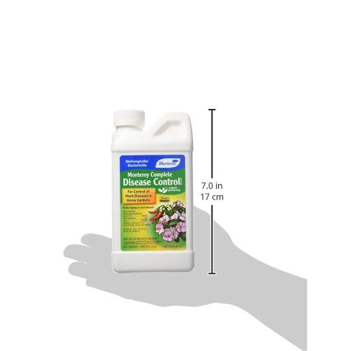 Monterey LG3374 Complete Concentrate Fungicide & Bactericide for Control of Garden & Lawn Diseases, 1-Pint, 16 oz