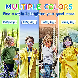 MISSAA KN95 Face Masks for Kids 30 Pcs, 5 Layers Disposable Protective Mask Small Size with Elastic Earloops for Children Boys Girls School Indoor Outdoor Use, Donut