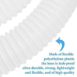 Pool Pump Replacement Hose for Intex - 1.25" Diameter Accessory 59" Long (2 Pack)