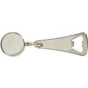 Stainless Steel Reel-It-in Chrome Plated Bottle Cap and Tab Opener