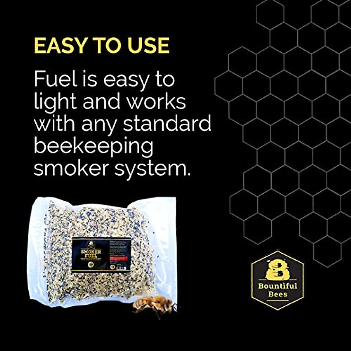 Bountiful Bees Smoker Fuel with Calming Lavender