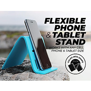 iFLEX Adjustable Cell Phone Stand and Tablet Stand for Work and Home – Flexible Phone Holder is The Perfect iPhone Stand for Video Calls and Holds Any Device