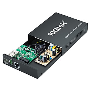 1.25G Media Converter, SFP Slot, Power Inside, with a 1.25G SFP Module, 20km