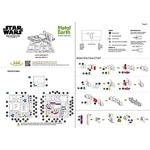 Fascinations Metal Earth Star Wars Solo Han's Speeder 3D Metal Model Kit