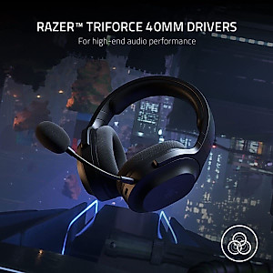 Razer Barracuda X - Wireless Multi-Platform Gaming and Mobile Headset (Wireless USB-C Multi-Platform Connectivity, 250g Ergonomic Design, 40 mm Drivers, 20 Hours Battery Life) Black