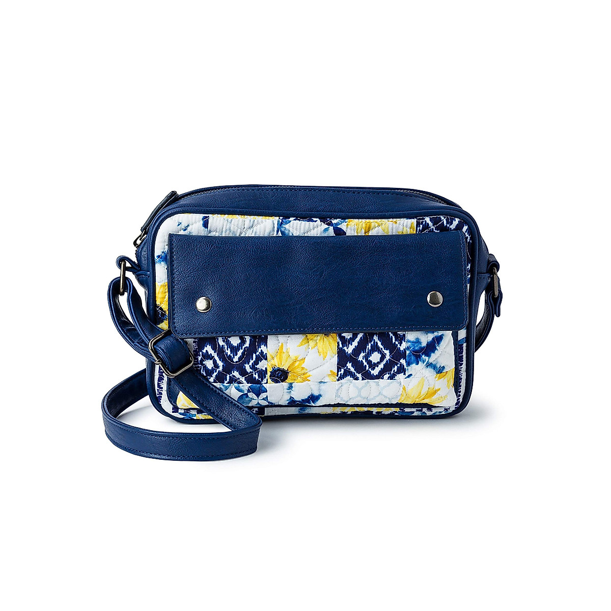 Donna Sharp Allison Hipster Crossbody in Cobalt Sun - Great for Travel and Special Outings