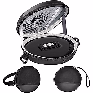 CD Player Case Compatible with ARAFUNA/ for Miuscall-C/ for MONODEAL/ for Tyler/ for Lukasa/ for HOTT/ for Oakcastle CD Player, Storage Carrying Holder with Waist Band & Handle (Box Only)