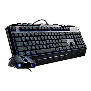 Cooler Master Devastator 3 Gaming Keyboard & Mouse Combo, 7 Color Mode LED Backlit, Media Keys, 4 DPI Settings, Model:SGB-3000-KKMF1-US