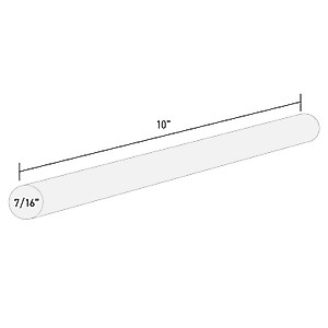Surebonder Made in the USA All Purpose Stick Glue Sticks-All Temperature-Clear 7/16" D, 10" L Glue Stick-20 Sticks per Bag