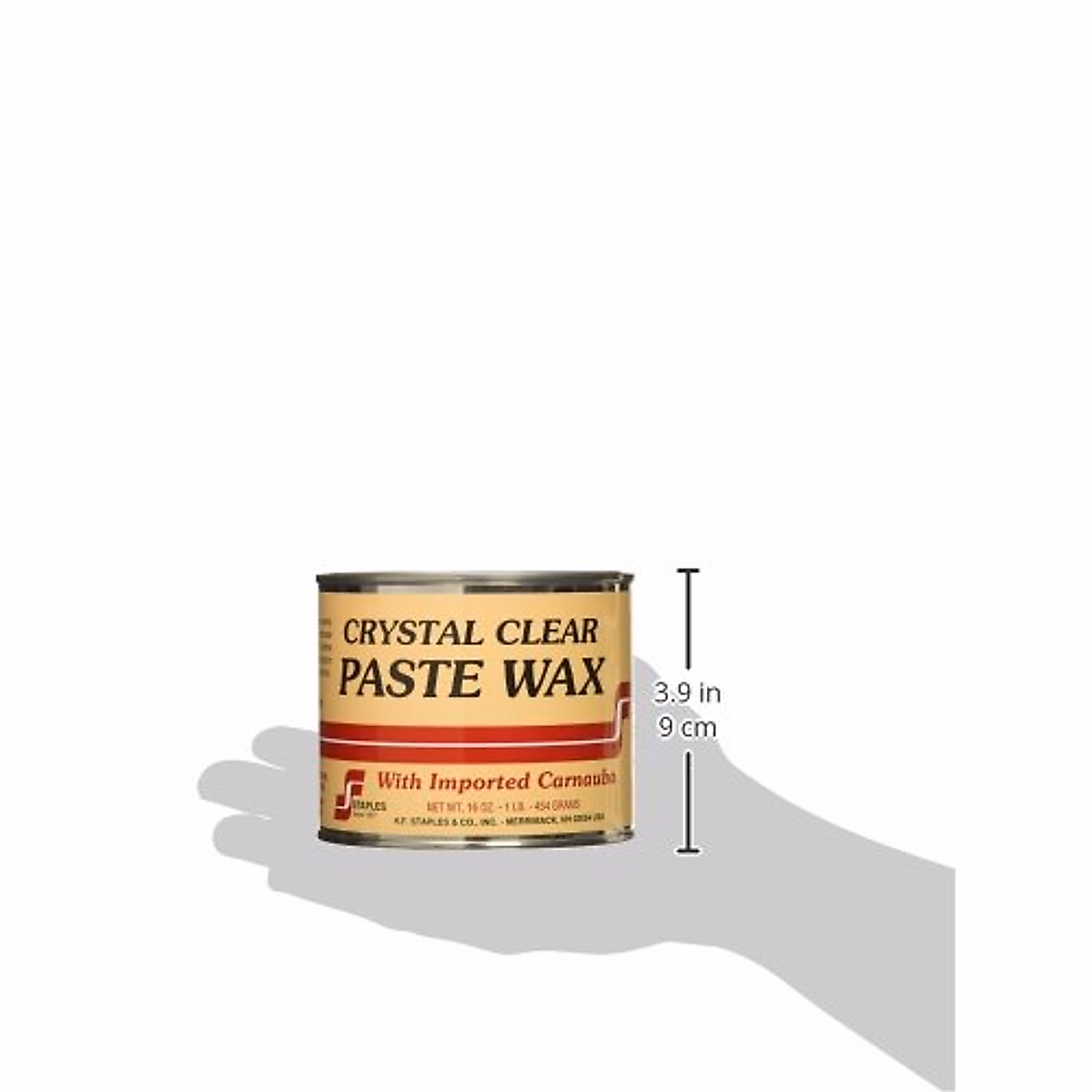 STAPLES, Clear 211 Carnauba Paste Wax, 1-Pound, 16 Ounce