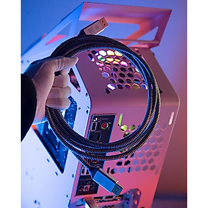 390HZ CUATU 10FT 3M Dp Displayport Cable 1.4 4K 144Hz, 2K 240HZ 280Hz to Display Port Cable 6Ft 8K UHD TV,PC Gaming Monitor VESA E-Sports HDR 10 32.4GB HDCP2.2 FREESYNC G-SYNC Expand (Silvery,10Ft)