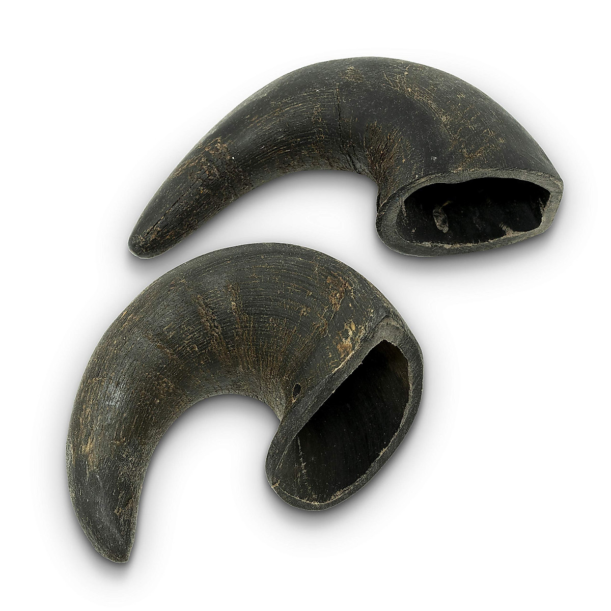 Wild Eats Water Buffalo Horn Dog Chews (All Natural, Single Source Protein, Grain Free Dog Treat, Dog Chews for Power Chewers) 2 Pack Small